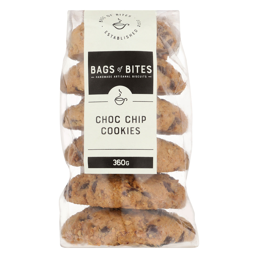 Choc Chip Cookies – Bags of Bites